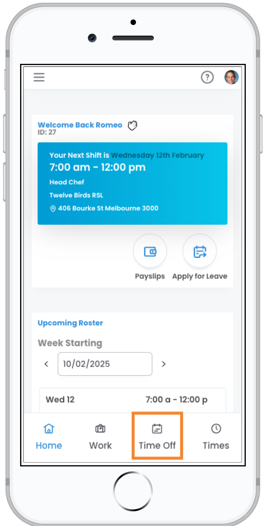 Applying for Leave (Casual Employees) – Employee Portal