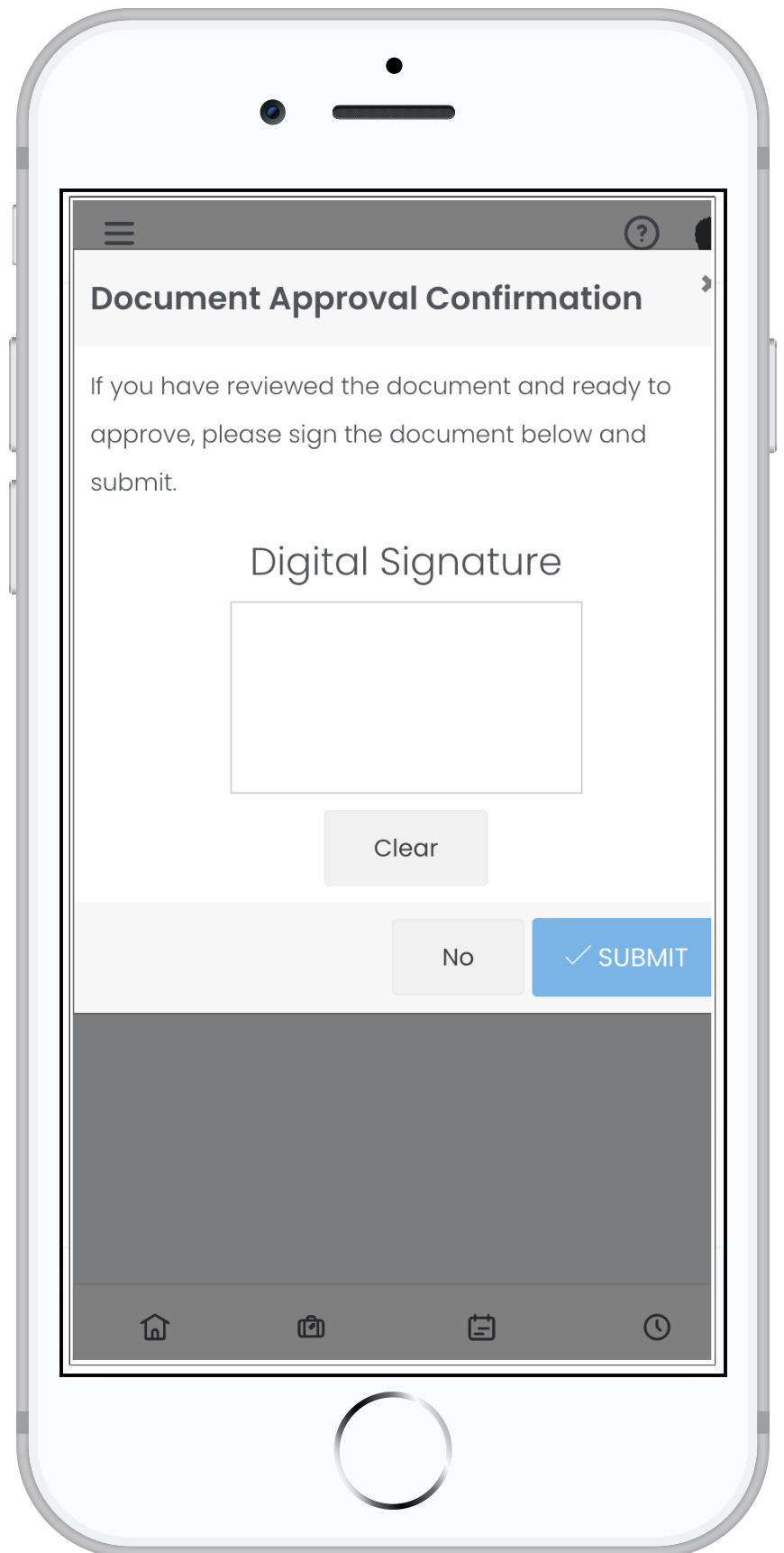 Pending documents to sign – Employee Portal
