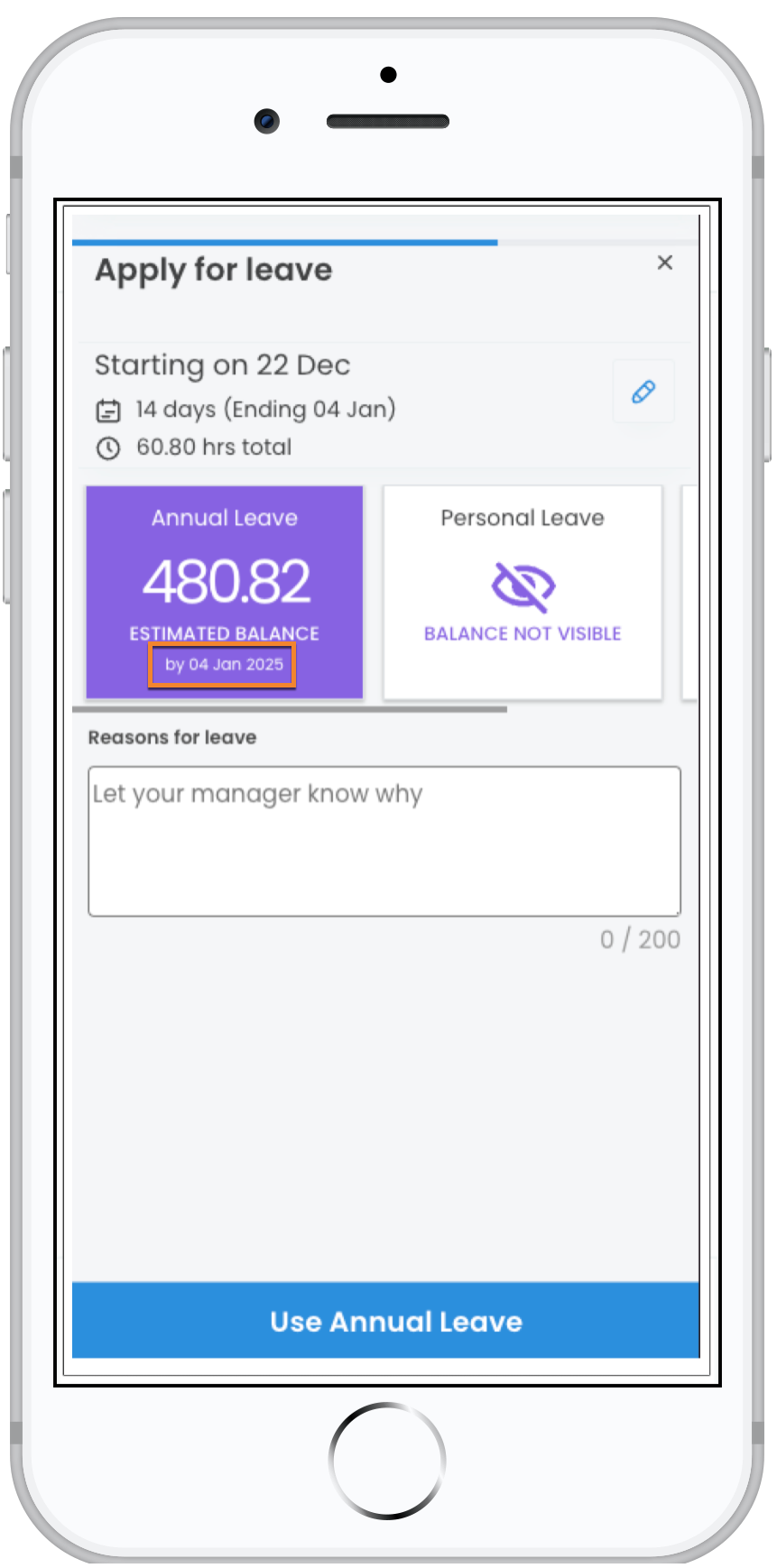 Applying for Leave (Permanent Employees) – Employee Portal